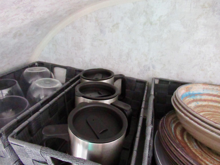 Things We Love About Our Tiny Trailer Kitchen - Time.Travel.Trek.