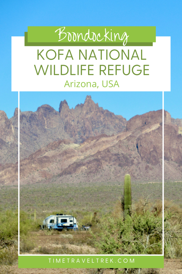 Boondocking at Kofa National Wildlife Refuge, Arizona - Time.Travel.Trek.