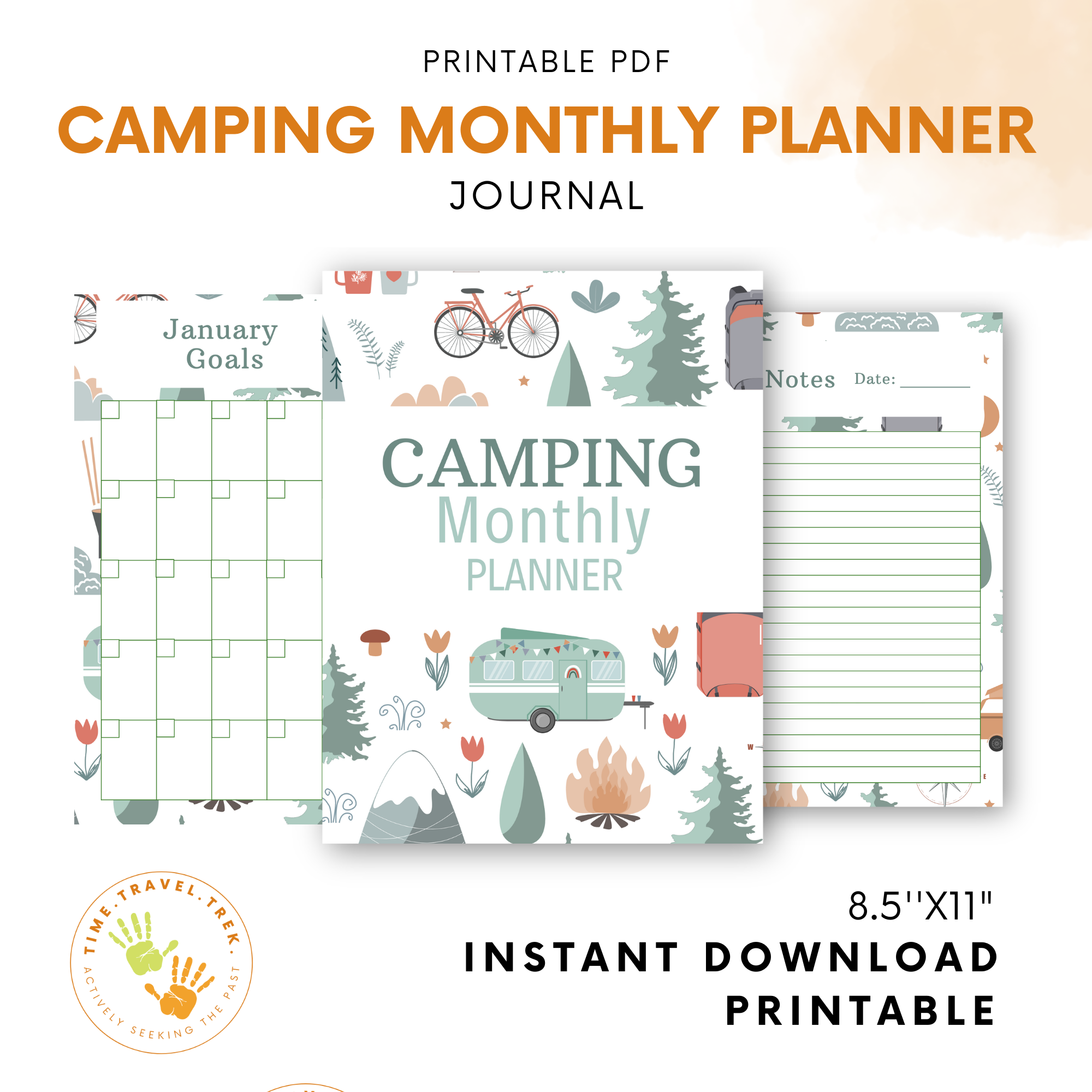 Camping-Monthly-Planner - Time.Travel.Trek.